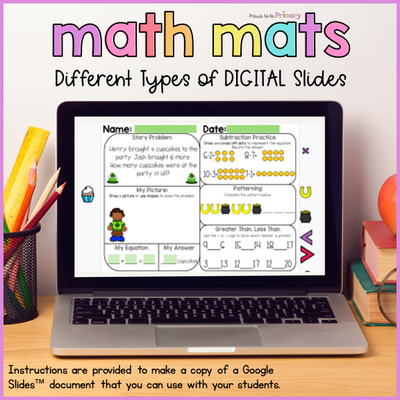 March Math Review Worksheets for First Grade