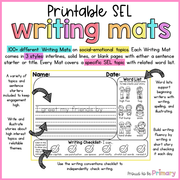 Social Emotional Writing Prompts & Journal Activities