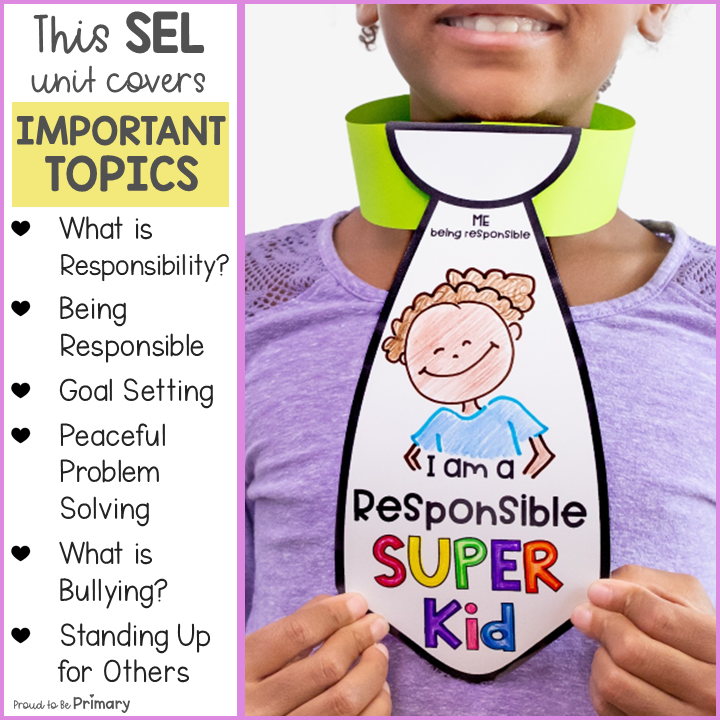 Responsibility, Goal Setting, & Conflict Resolution Unit for K-2 ...