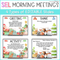 December Christmas Winter SEL Morning Meeting Google Slides Activities