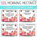 February Valentines Day SEL Morning Meeting Google Slides Activities G