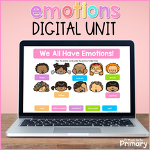 Digital K-2 Emotions Lessons & Social Emotional Learning Activities