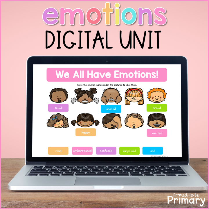 Digital K-2 Emotions Lessons & Social Emotional Learning Activities ...