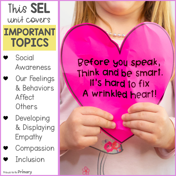 Empathy & Social Awareness Unit for K-2