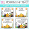 October Fall Halloween Morning Meeting Google Slides SEL Activities Qu