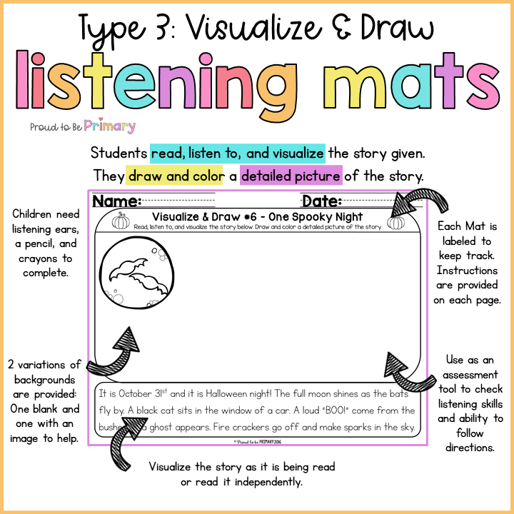 Listening Activities for October – Proud to be Primary