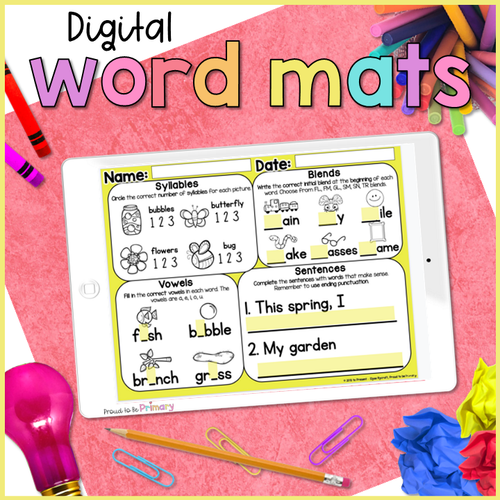 May Word Work and Daily Language Arts Review