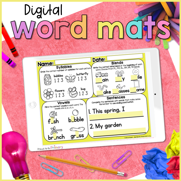 May Word Work and Daily Language Arts Review – Proud to be Primary