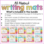 Writing Prompts Practice Mats BUNDLE