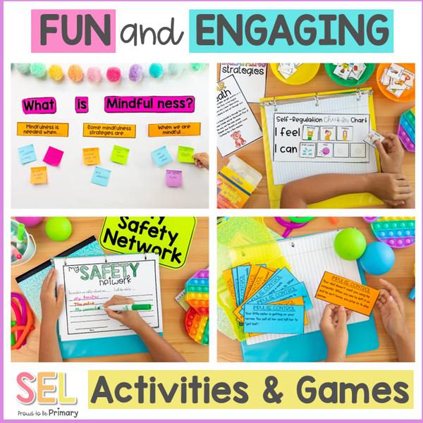 Mindfulness Activities & Emotional Self Regulation Strategies, Yoga, B