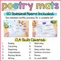 Poem of the Week Poetry Activity Mats Bundle
