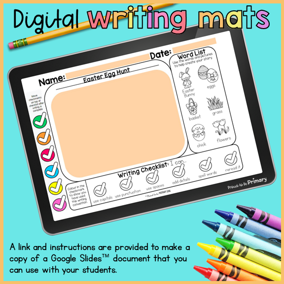 Writing Prompts Practice for April – Proud to be Primary