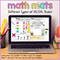 October Math Review Worksheets for First Grade