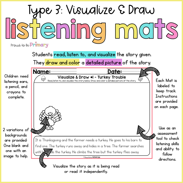 Listening Activities for November – Proud to be Primary