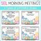 Spring SEL Morning Meeting Slides March Activities, Questions, Greetin