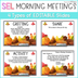 November Morning Meeting Slides - Activities, Question, Greetings - Th