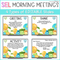 April Spring SEL Morning Meeting Slides Activities and Questions