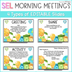 April Spring SEL Morning Meeting Slides Activities and Questions