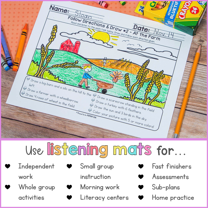 Listening Activities for November – Proud to be Primary