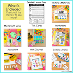 Kindergarten Math Counting Numbers 1 to 10 Posters Centers Worksheets