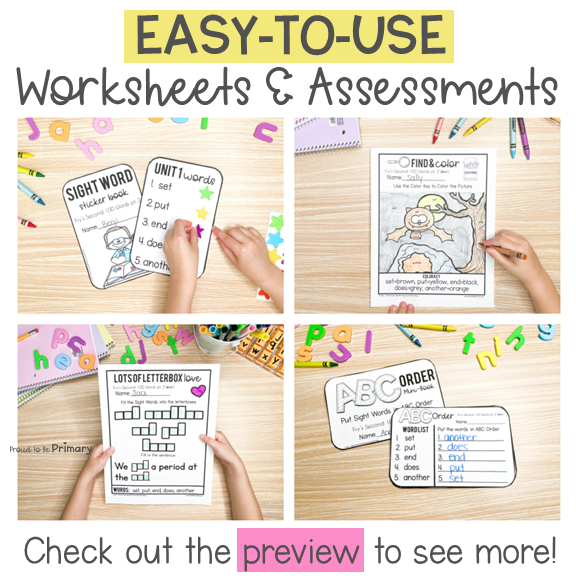 Fry's Sight Words Curriculum - First 300 Words – Proud to be Primary
