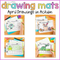 Spring Directed Drawings for April - How to Draw Easter bunny, earth,