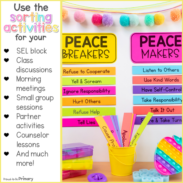 20 Sorting Activities for SEL Lessons – Proud to be Primary