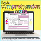 February Reading Comprehension Passages: Daily Comprehension Mats
