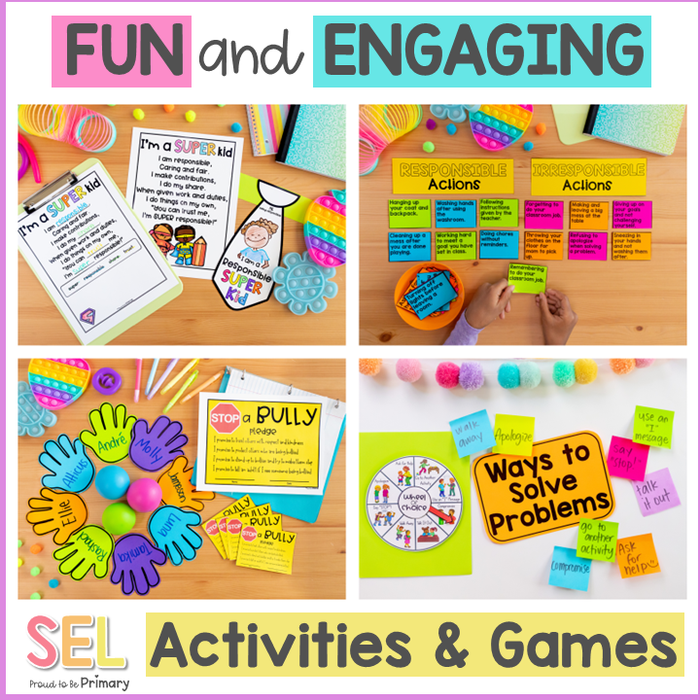 Responsibility, Goal Setting, & Conflict Resolution Unit for K-2