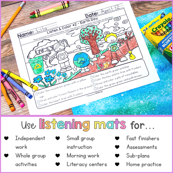 Listening Activities for April