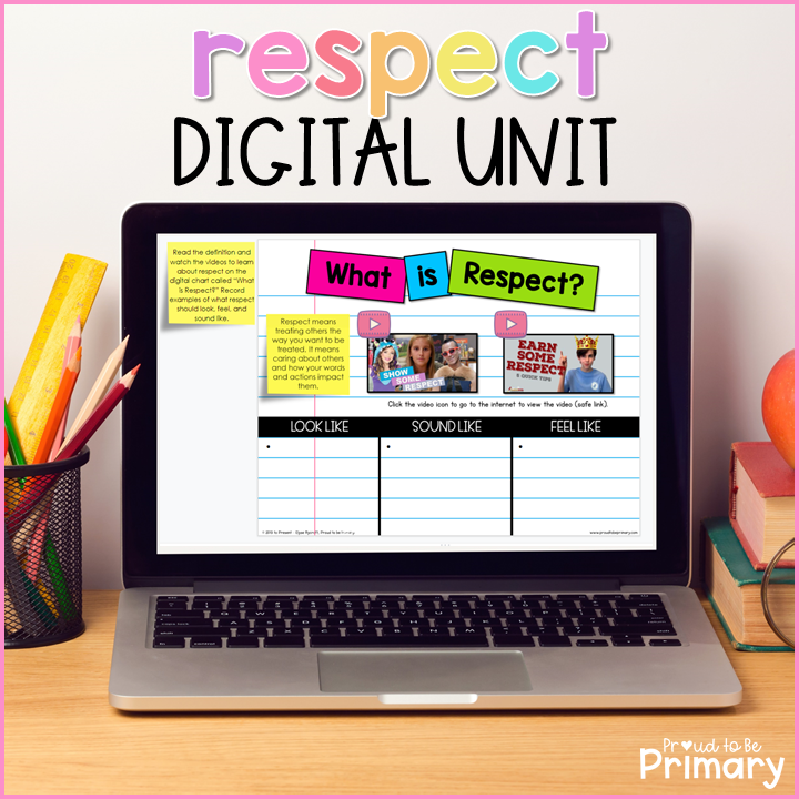 DIGITAL Respect Lessons and Activities for Grades 3-5 – Proud to be Primary
