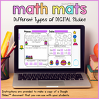 Math Review Worksheets Bundle for First Grade