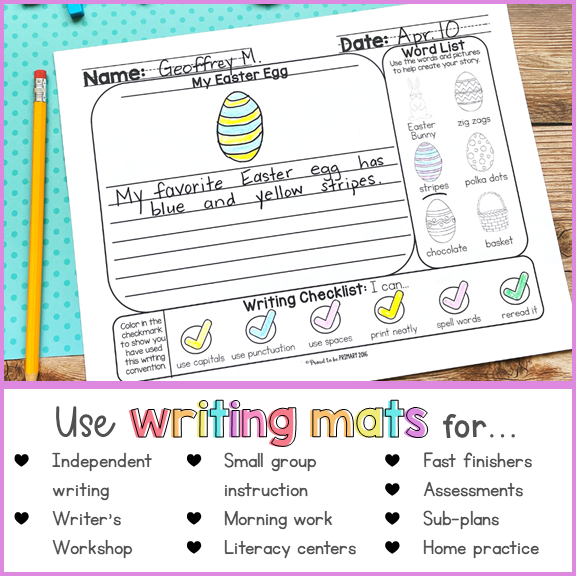 Writing Prompts Practice for April – Proud to be Primary