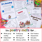 Poem of the Week Poetry Activity Mats for December