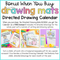Directed Drawing Art & Writing Activities Bundle + Free Calendar
