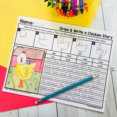 125 Themed Directed Drawings & Reading and Writing Activities – Proud ...