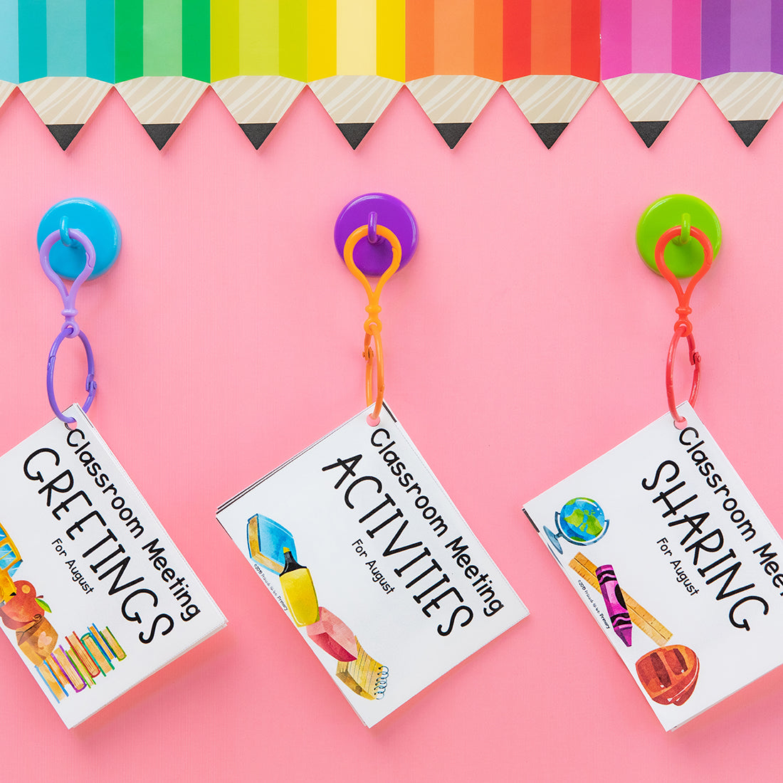 Morning Meeting Slides, Cards, & Posters for Back to School – Proud to ...