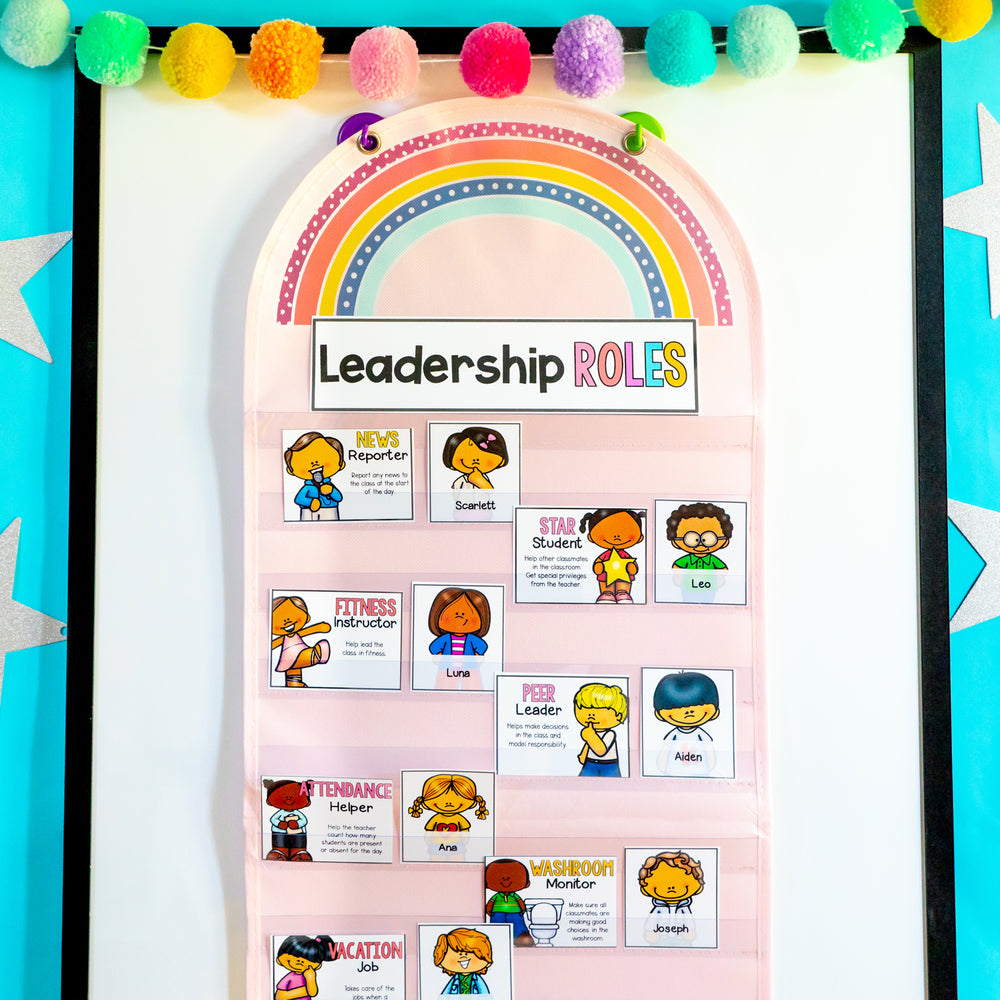Classroom Job Chart & Management System - Editable Student Jobs