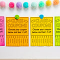 Student & Class Reward Coupons EDITABLE - Classroom Management