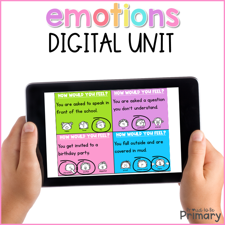 Digital K-2 Emotions Lessons & Social Emotional Learning Activities ...