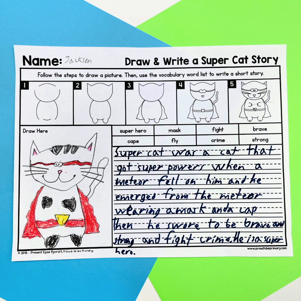 125 Themed Directed Drawings & Reading and Writing Activities – Proud ...