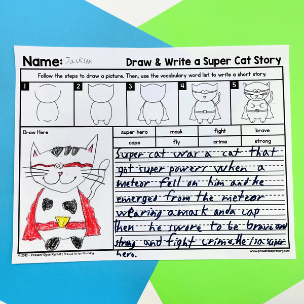 125 Themed Directed Drawings & Reading and Writing Activities – Proud ...