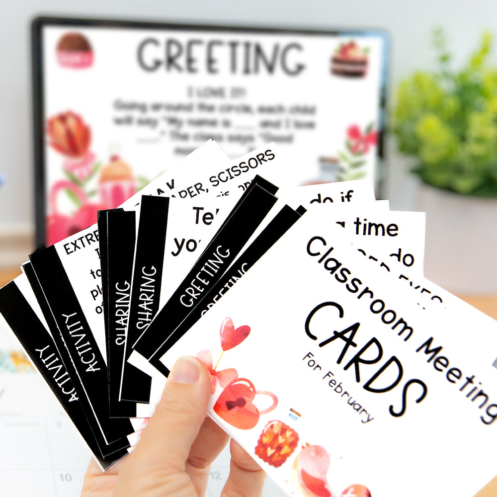 February Valentines Day SEL Morning Meeting Google Slides Activities G