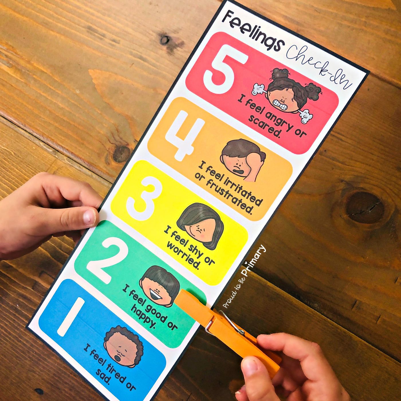 Calm Down Corner Kit - Feelings Chart, Calming Strategies, Breathing V