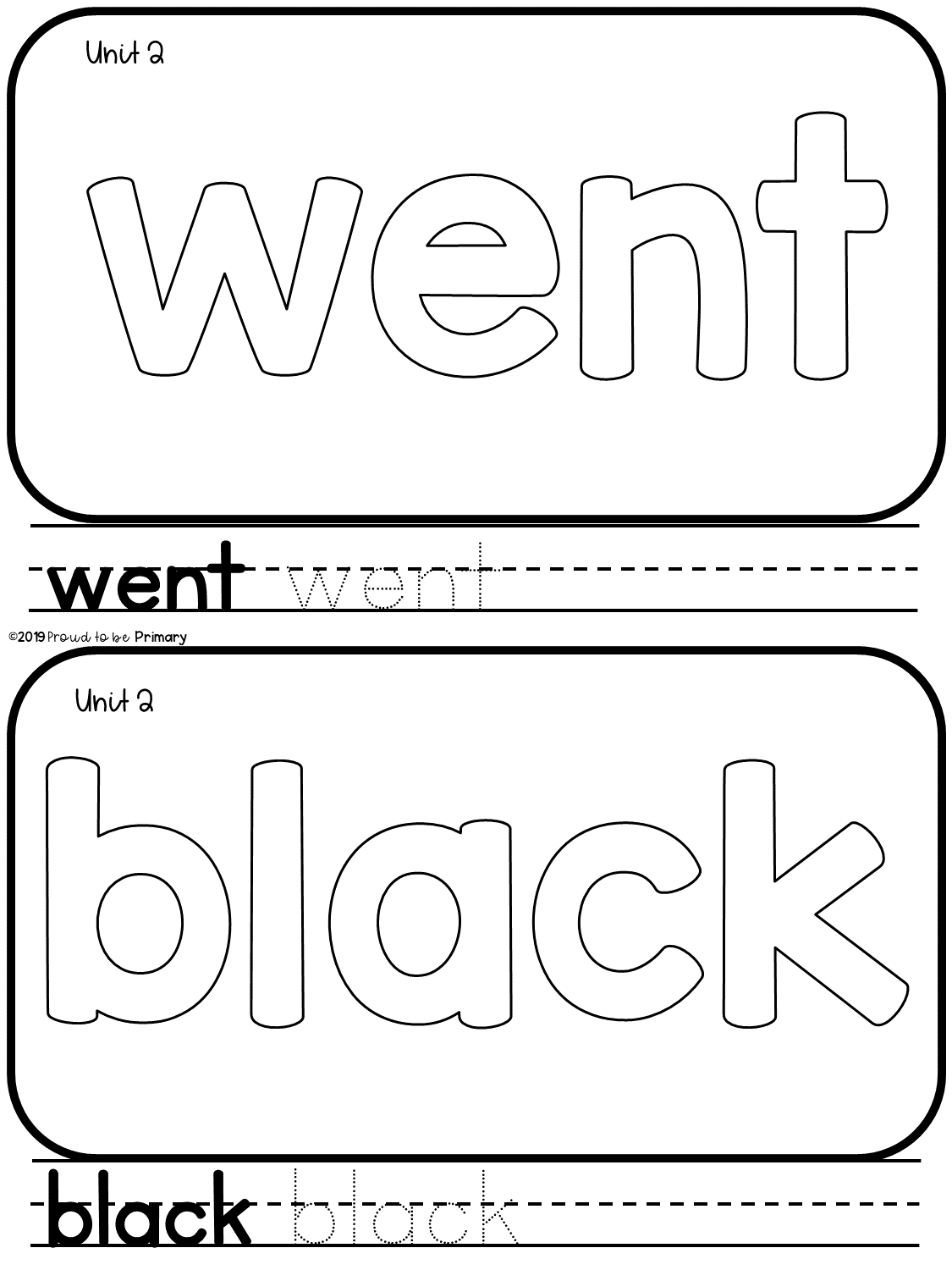 Dolch Sight Words Playdough Mats – Proud to be Primary