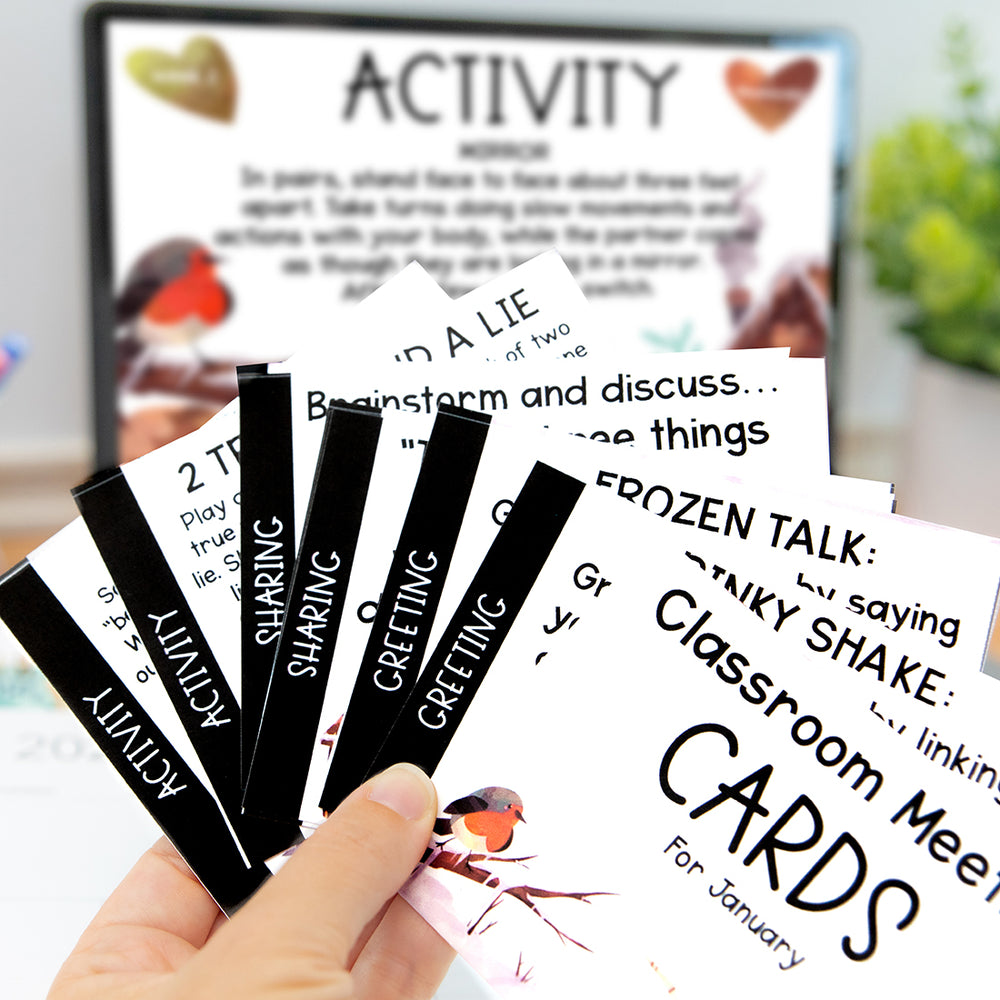 January New Year Winter SEL Morning Meeting Google Slides Activities G