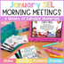 January New Year Winter SEL Morning Meeting Google Slides Activities G