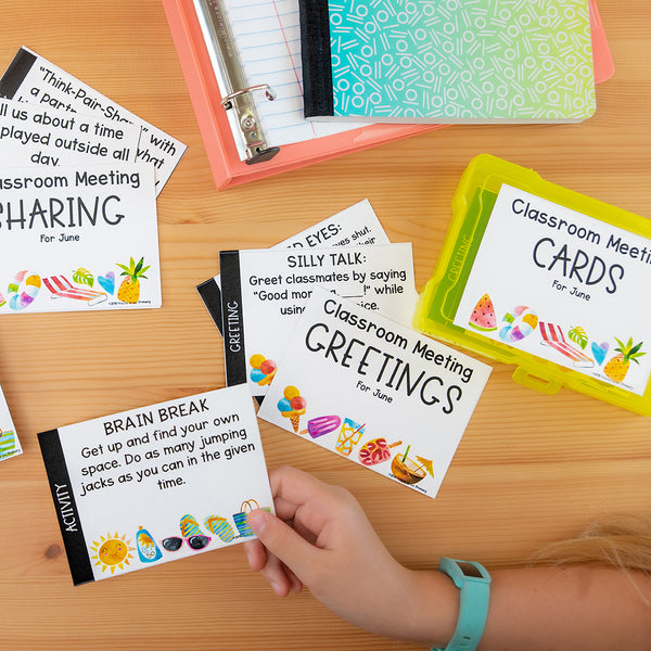 Morning Meeting End of the Year Slides & Cards – Proud to be Primary