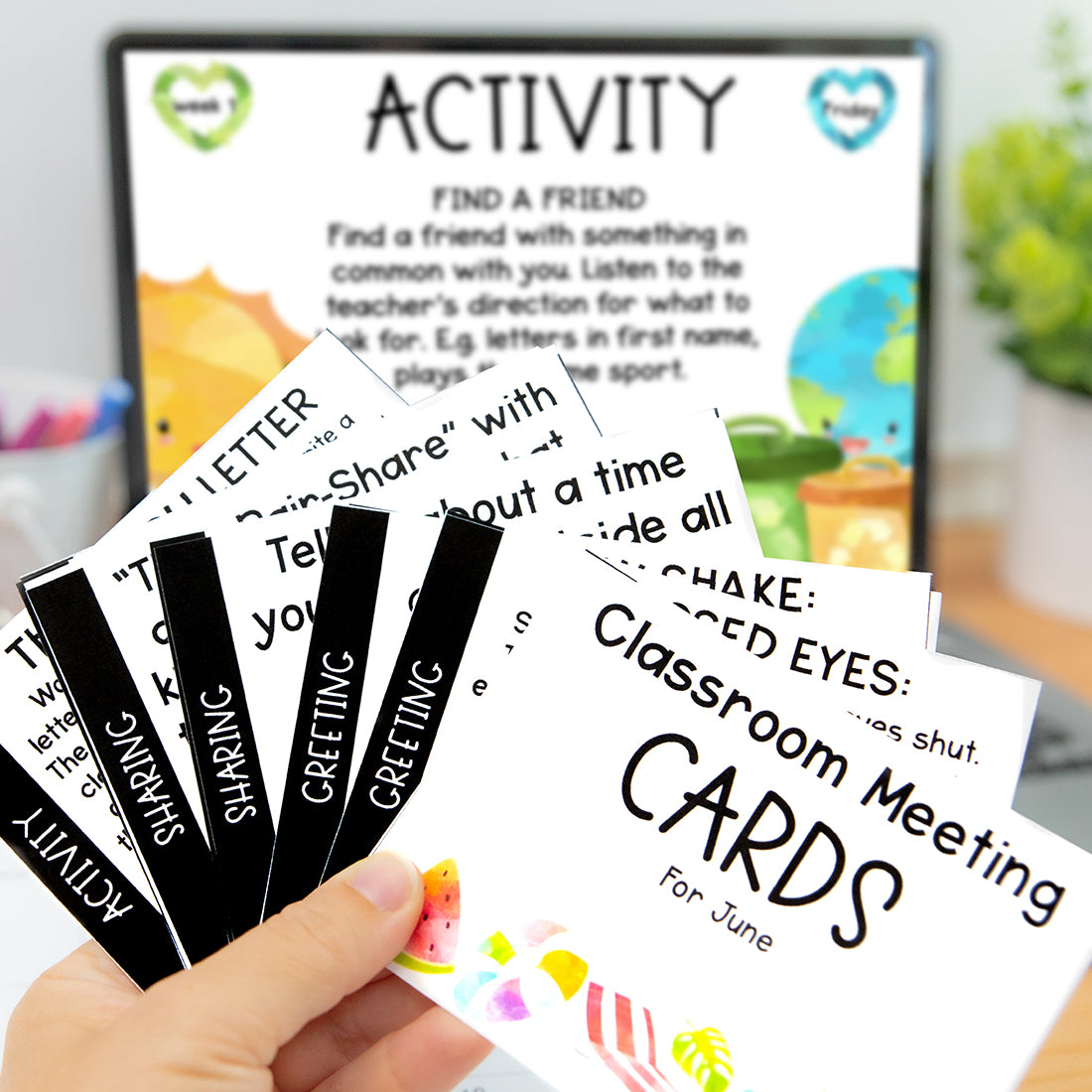 Morning Meeting End of the Year Slides & Cards – Proud to be Primary