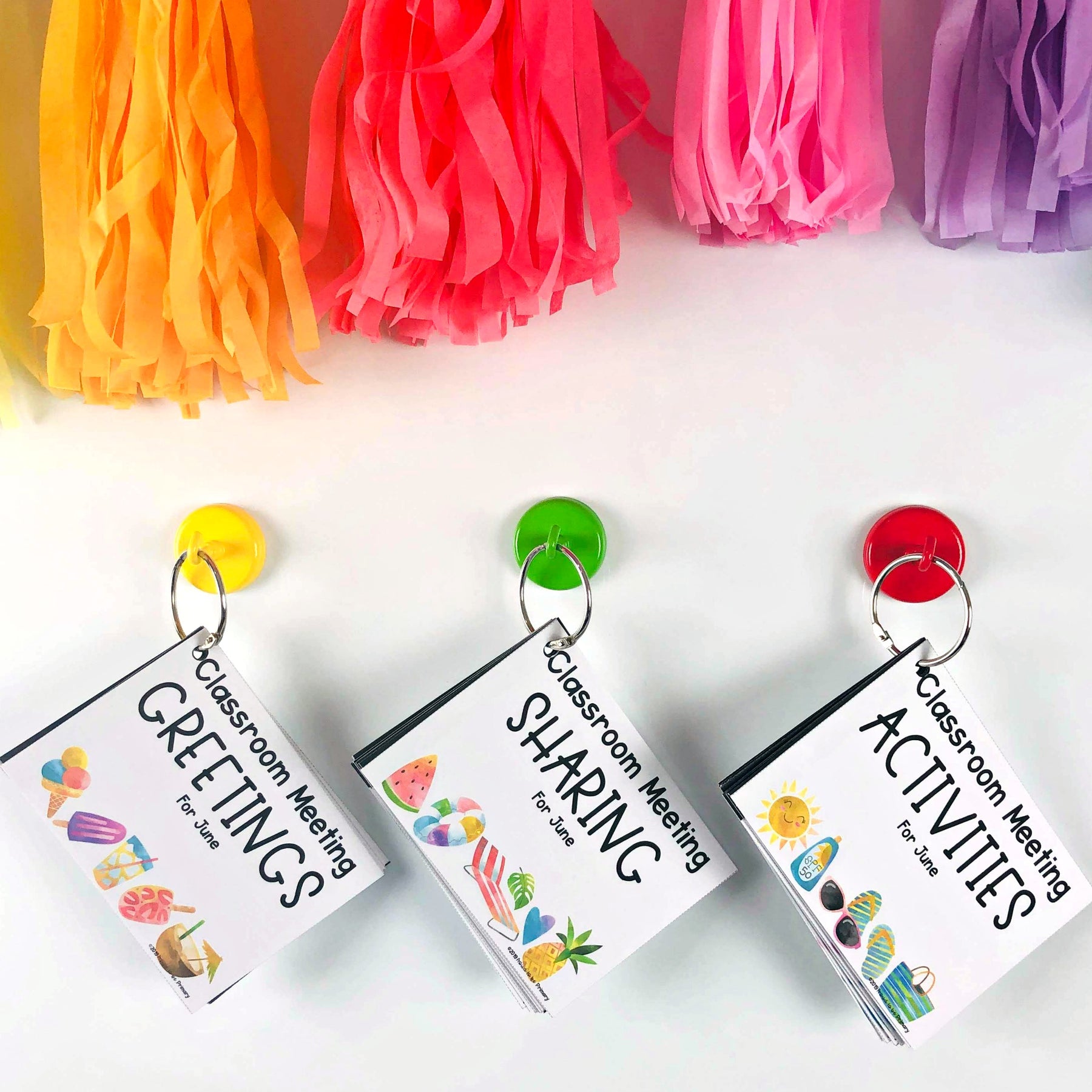 Morning Meeting Social-Emotional Learning Slides + Cards Bundle
